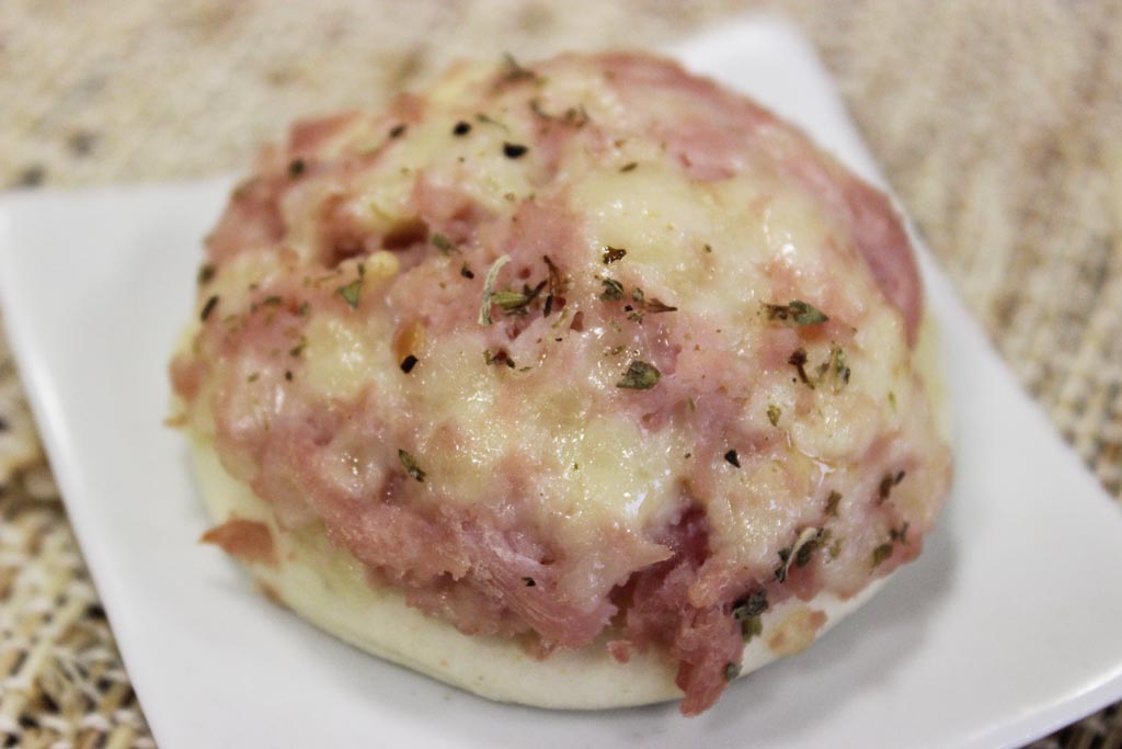 Mini Pizza de queijo e presunto 25 un